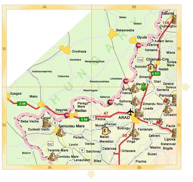 Romania - Detailed Map
